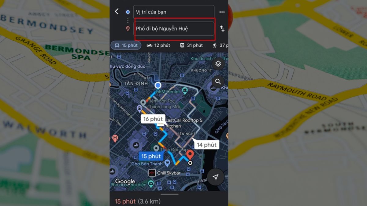 Cách sử dụng Google Maps chỉ đường (Go) cực đơn giản