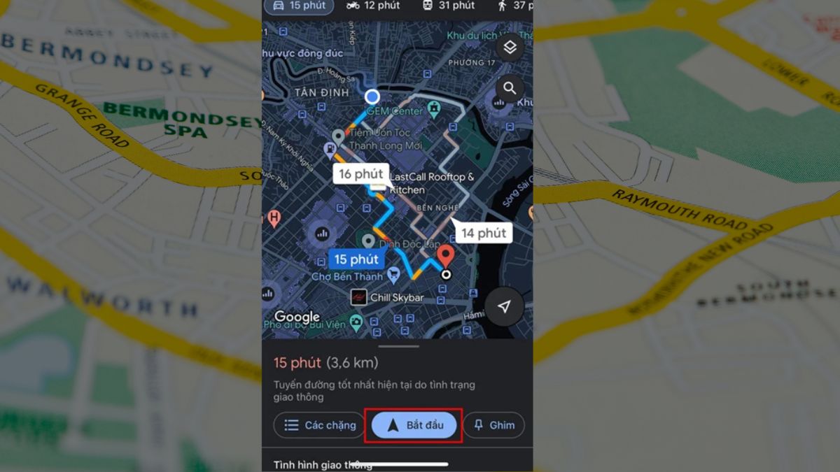 Cách sử dụng Google Maps chỉ đường (Go) cực đơn giản