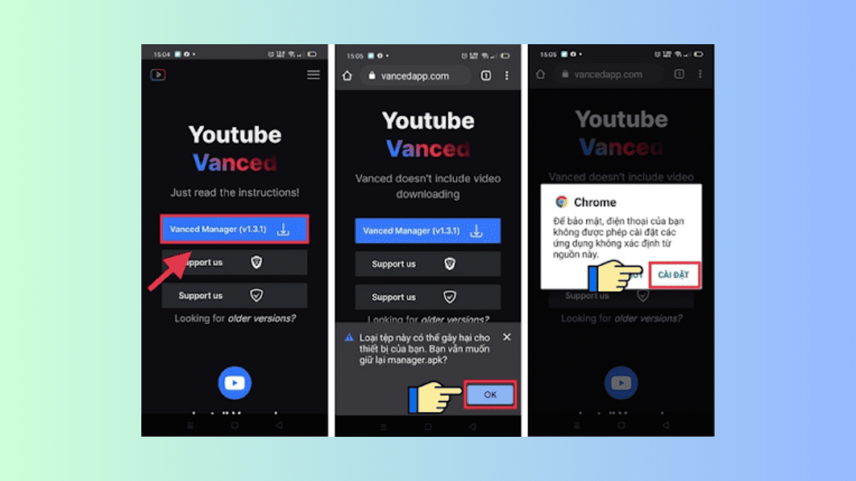 Cách tải YouTube Vanced APK trên Android mới nhất 2024