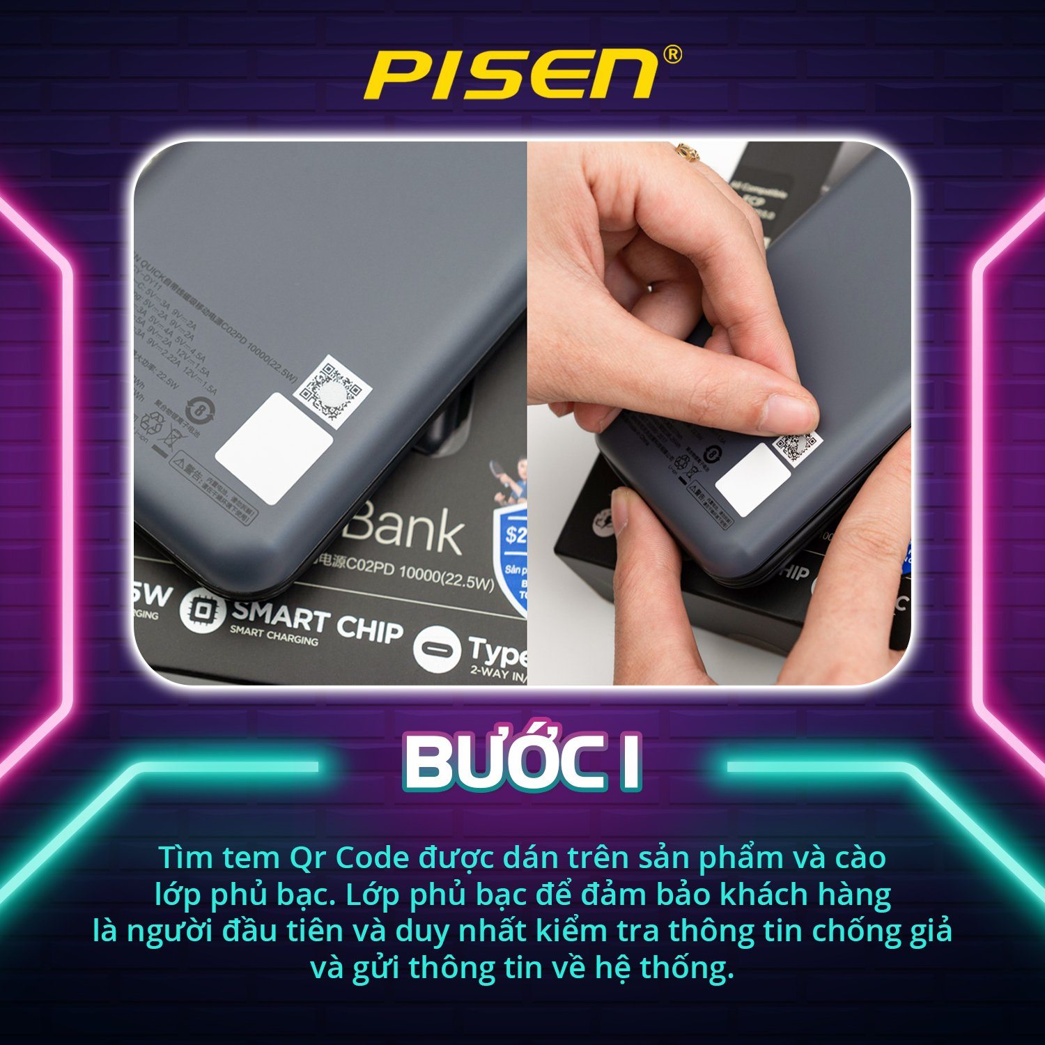 Hướng dẫn kích hoạt bảo hành Pin Pisen cực đơn giản