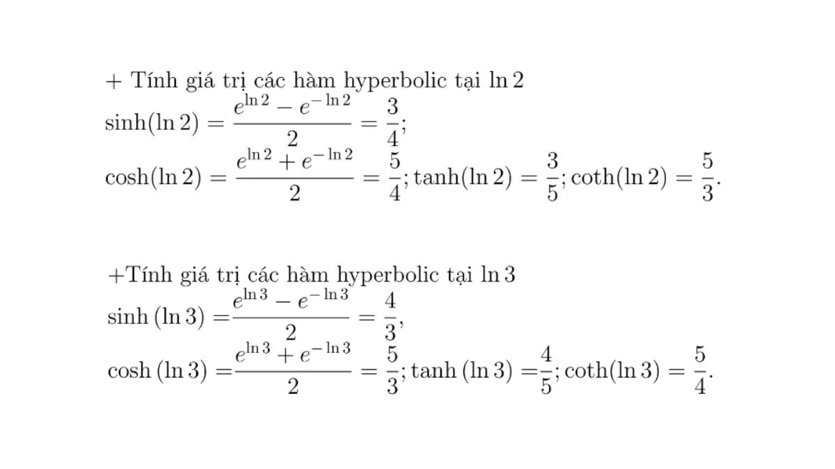 Hàm Hyperbolic là gì? Công thức và cách sử dụng hàm Hyperbolic