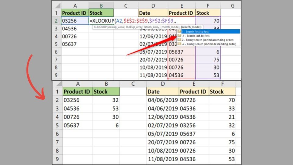 Cách dùng hàm XLOOKUP trong Excel hiệu quả, dễ dàng