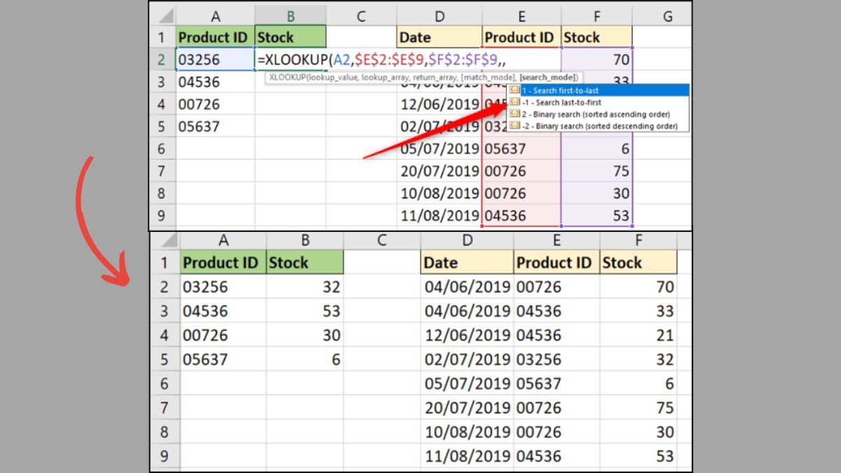 Cách dùng hàm XLOOKUP trong Excel hiệu quả, dễ dàng