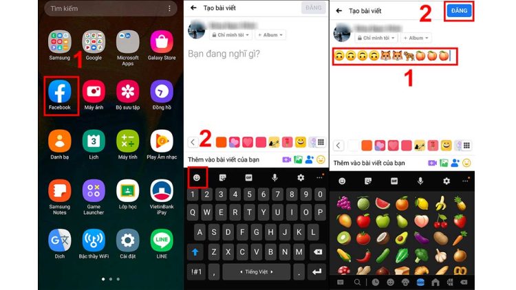 2 cách gõ icon Facebook trên điện thoại nhanh chóng đơn giản