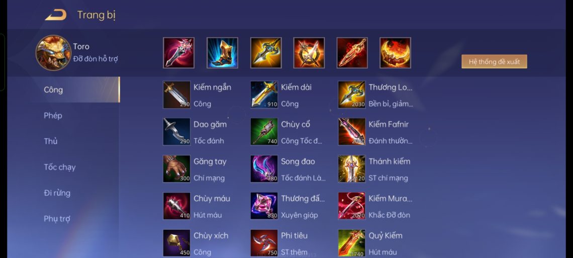 Giáo án độc lạ Liên Quân: Lên đồ Toro full damage "căng đét" để đi Rừng