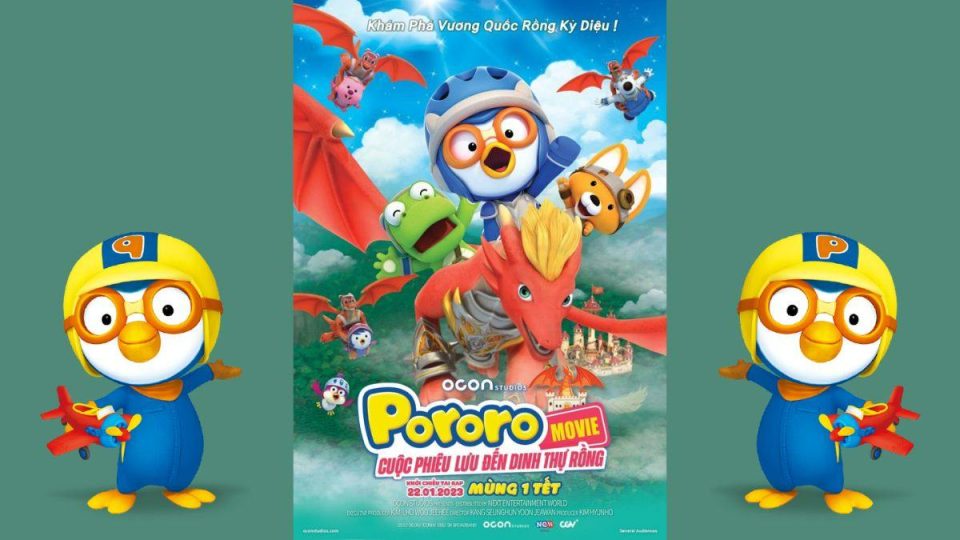Lịch chiếu phim Pororo: Cuộc Phiêu Lưu Đến Dinh Thự Rồng