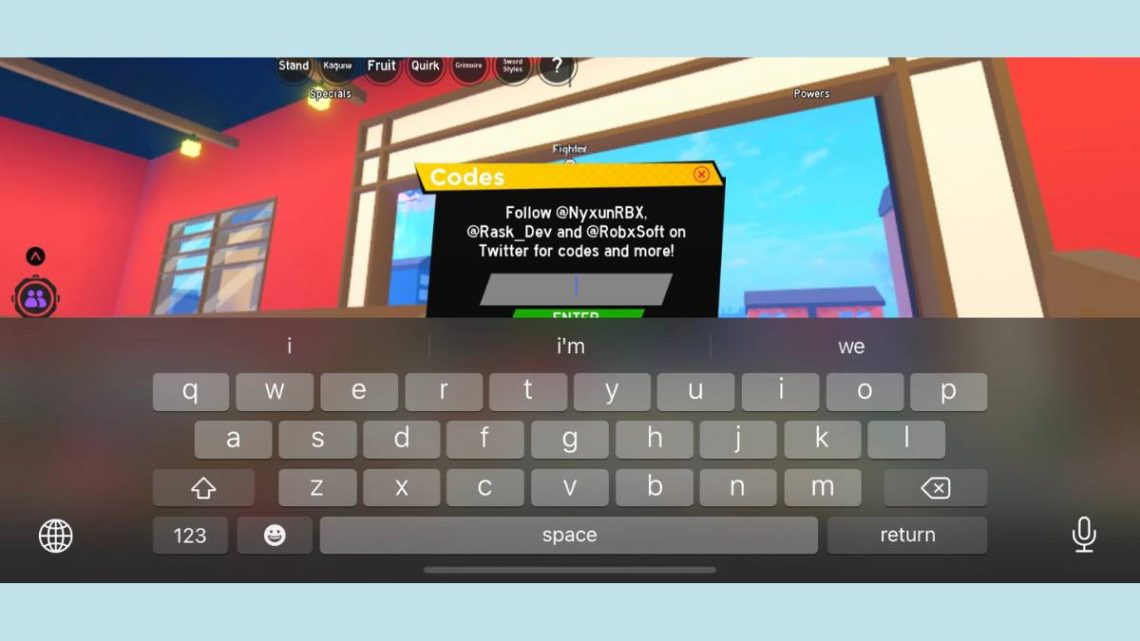 Code Anime Fighting Simulator mới nhất tháng 2/2023