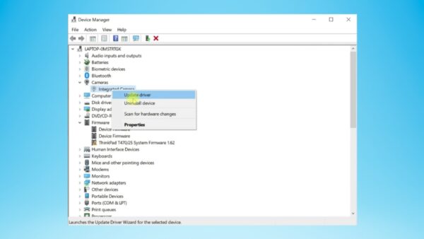 Hướng dẫn nhanh cách cài đặt và cập nhật driver camera laptop mới nhất ...
