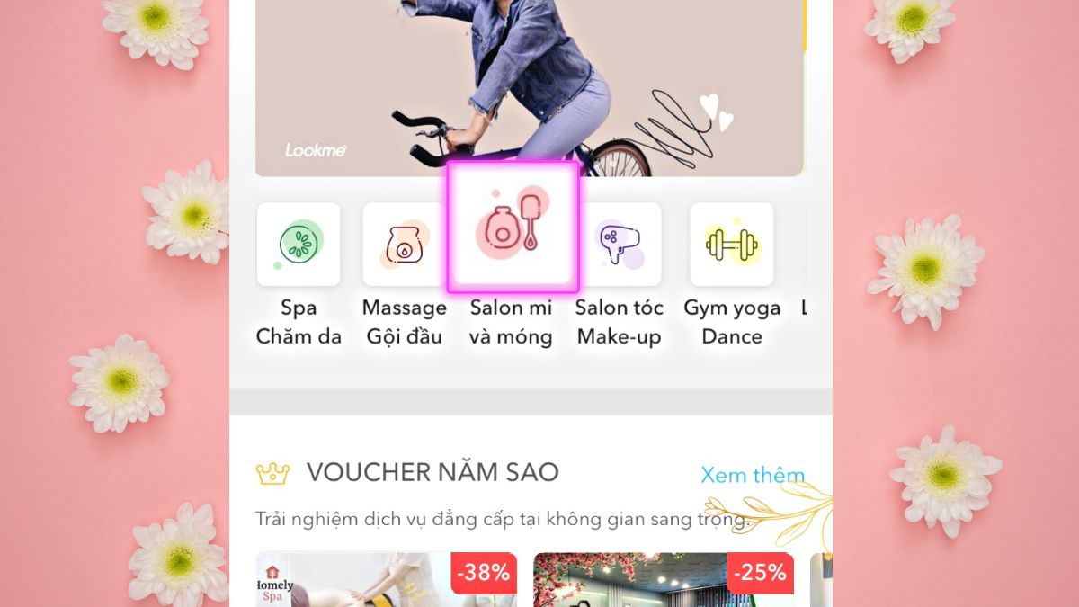 Lookme - App đặt lịch làm đẹp Spa, Salon, Gym, Nail