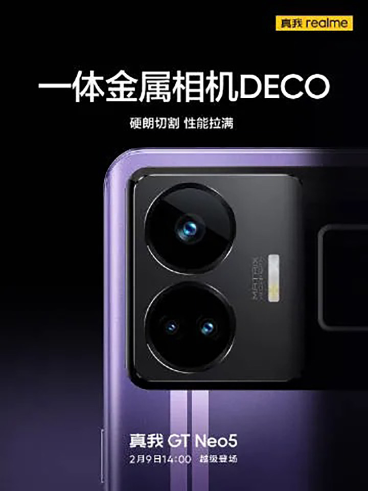 Realme GT Neo5 được xác nhận dùng chip Snapdragon 8+ Gen 1, cảm biến Sony IMX890 50MP