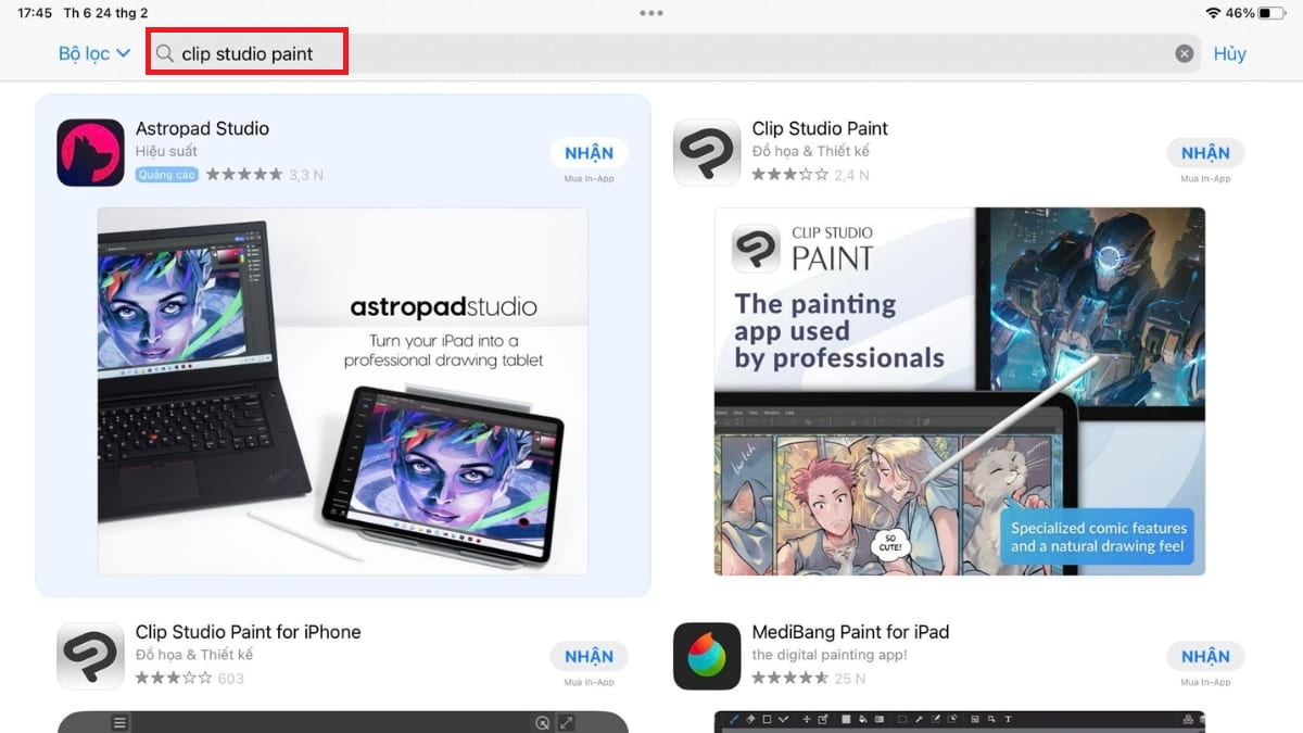 Tải Clip Studio Paint trên điện thoại Android, iOS, PC free