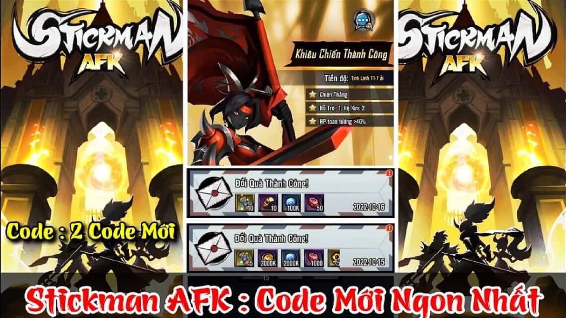 Full code Stickman Afk mới nhất 02/2023 | Cách nhập code