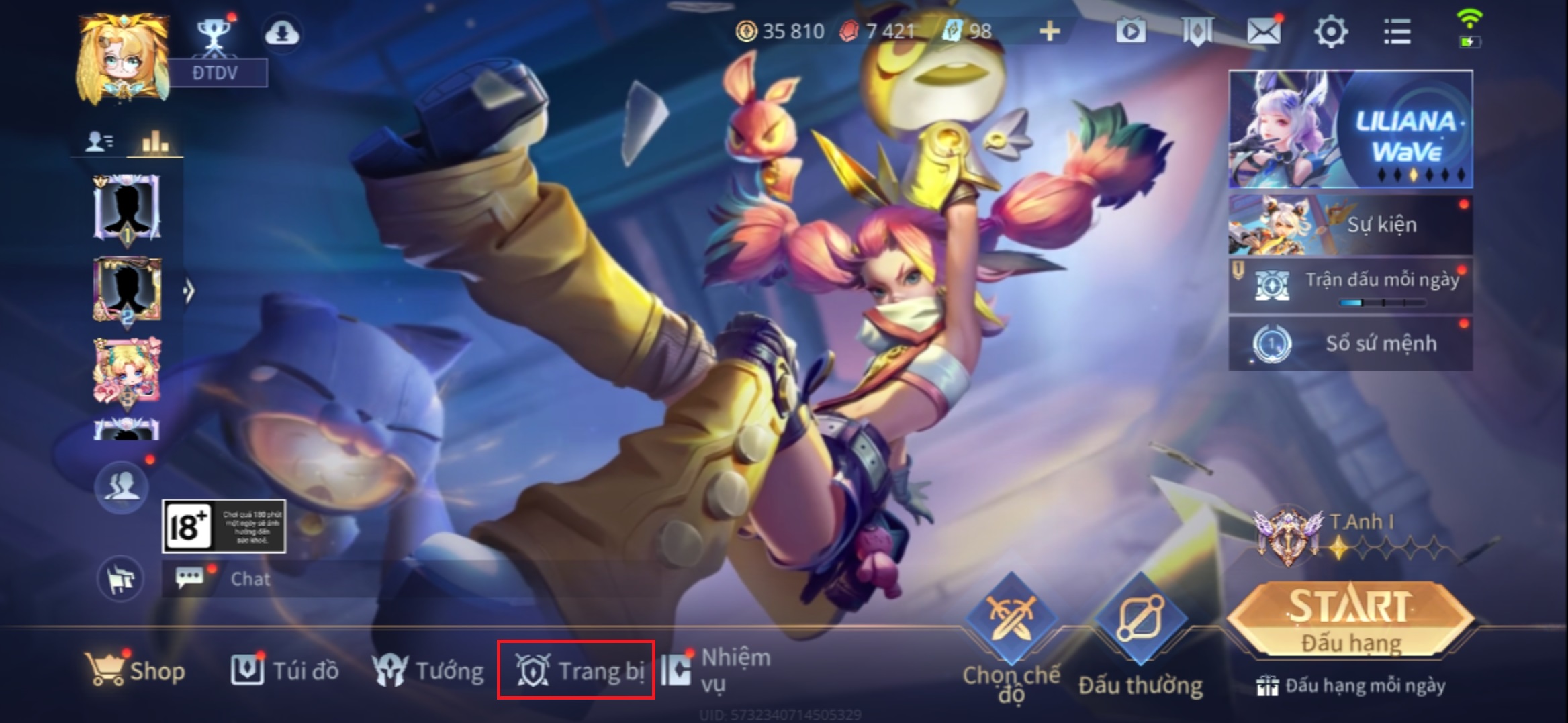 Cách kích hoạt emote Liên Quân chỉ với vài thao tác đơn giản