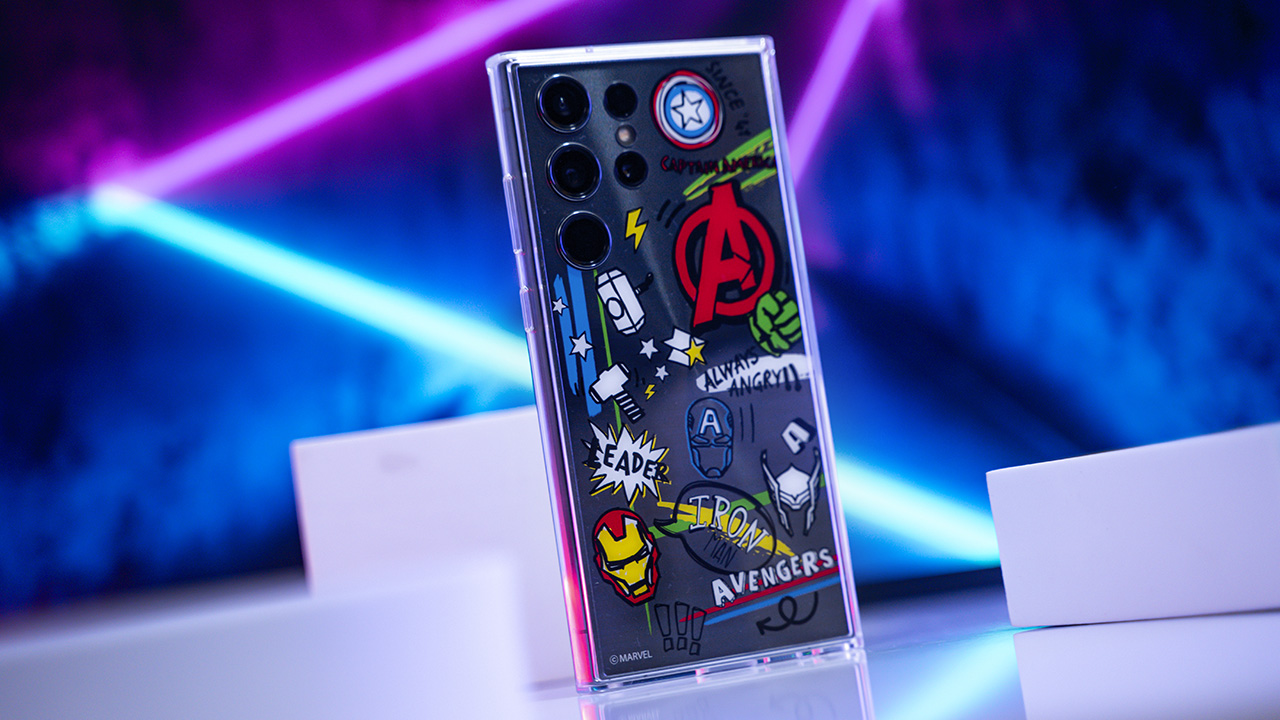 Trên tay chiếc ốp lưng Galaxy S23 Ultra Marvel: Thiết kế 2 trong 1 độc ...