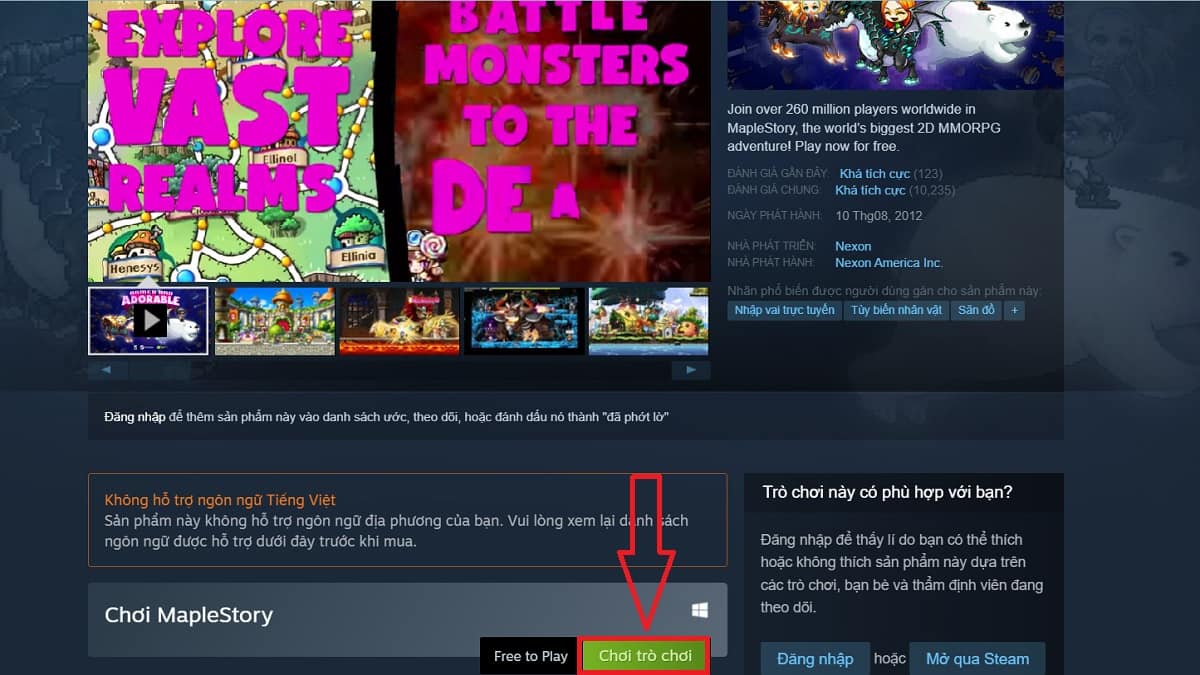 Tải MapleStory trên Android, iOS và PC cực đơn giản