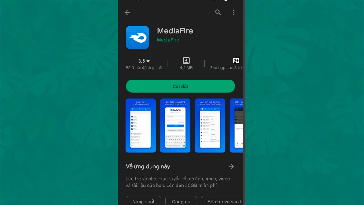 Tải MediaFire APK - Ứng dụng lưu trữ dữ liệu miễn phí 2023