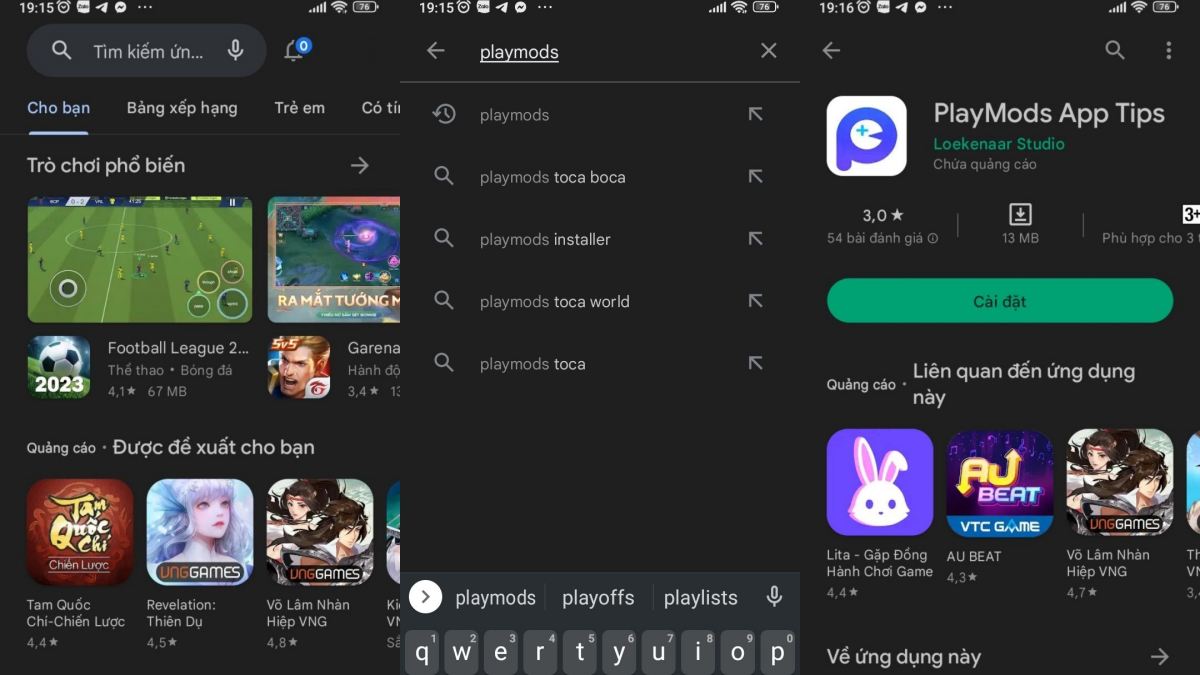 Tải Playmods APK miễn phí trên PC, Android và iOS