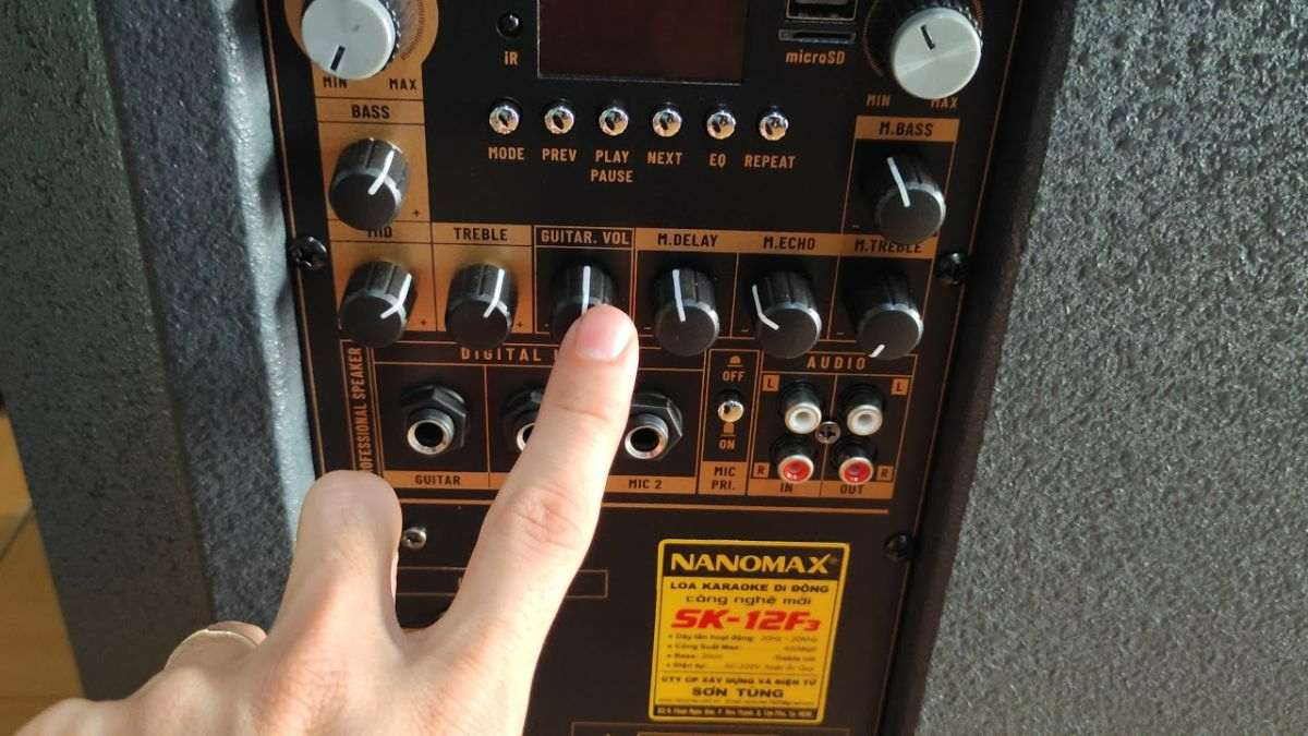 Hướng dẫn cách chỉnh loa Nanomax hát karaoke cực chuẩn
