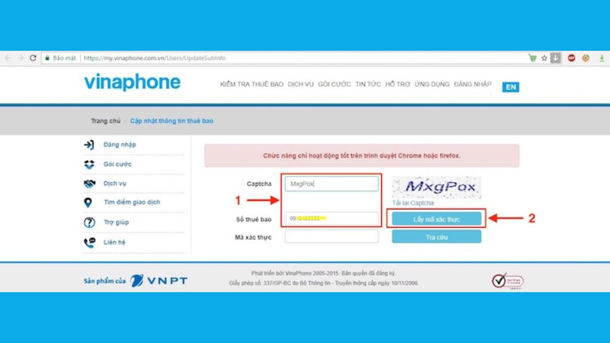 3 Cách cập nhật thông tin thuê bao Vinaphone đơn giản nhất