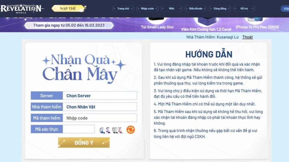 Revelation Thiên Dụ - Giftcode và cách nhập mới nhất | NoxPlayer