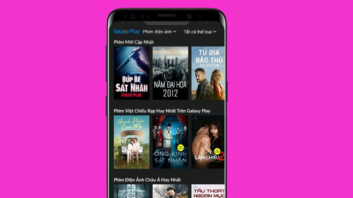 Tải Galaxy Play - Ứng dụng xem phim hay, phim chiếu rạp
