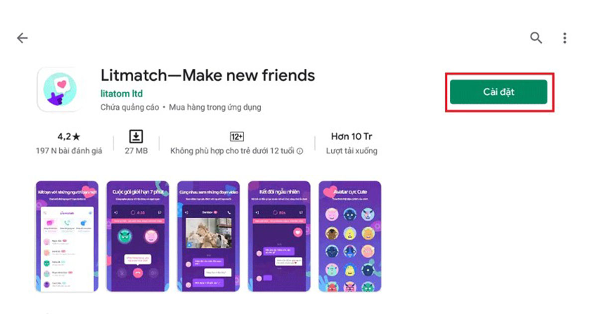 Tải Litmatch: Make new friends trên PC, Android, iOS