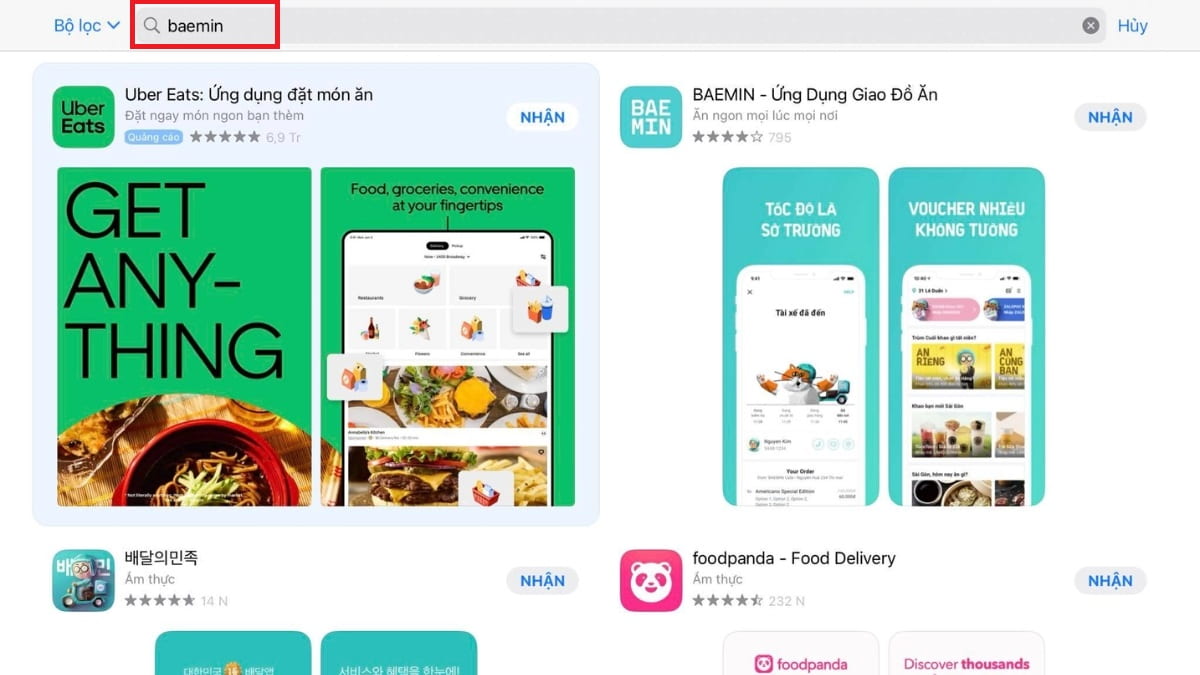 Tải BAEMIN: Ứng dụng đặt, giao đồ ăn trên PC, Android, iOS