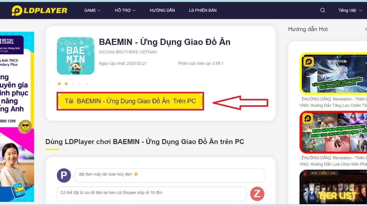 Tải BAEMIN: Ứng dụng đặt, giao đồ ăn trên PC, Android, iOS