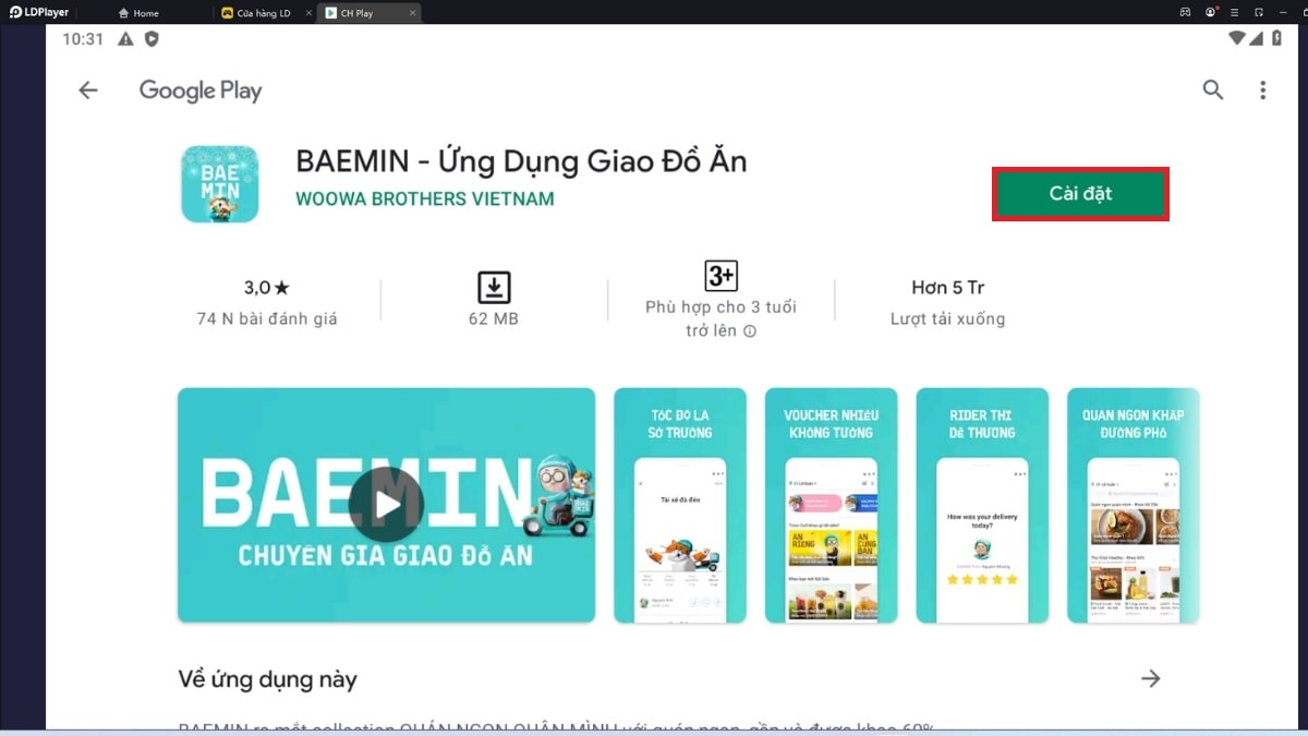 Tải BAEMIN: Ứng dụng đặt, giao đồ ăn trên PC, Android, iOS