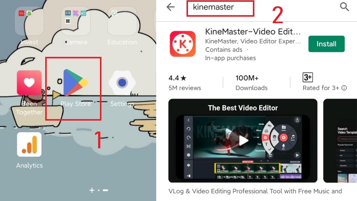 Tải KineMaster: App edit video miễn phí trên PC, Android, iOS