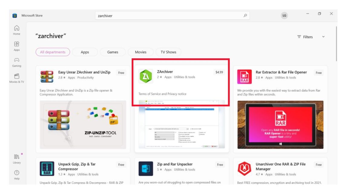 Tải ZArchiver: Ứng dụng tạo và xem file nén 7zip, Rar