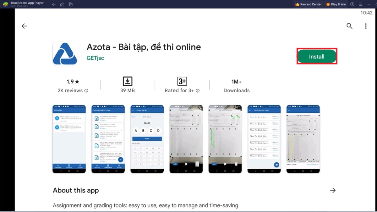 Tải Azota - Ứng dụng tạo đề thi, bài tập Online dễ dàng 2023