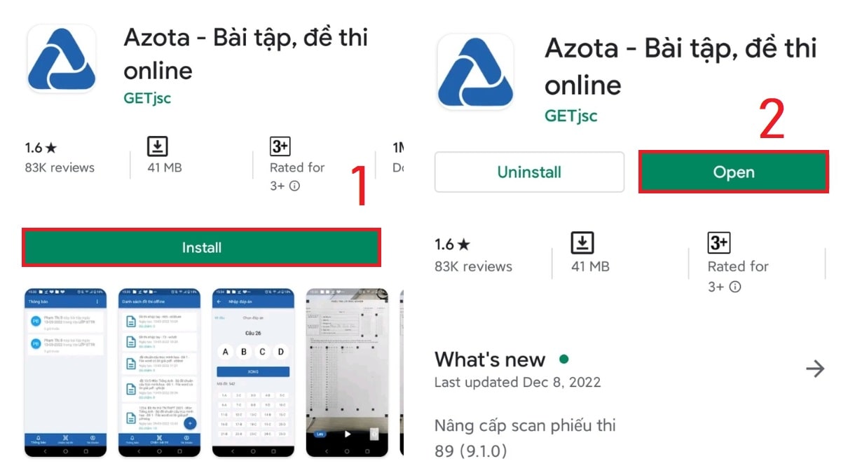Tải Azota - Ứng dụng tạo đề thi, bài tập Online dễ dàng 2023