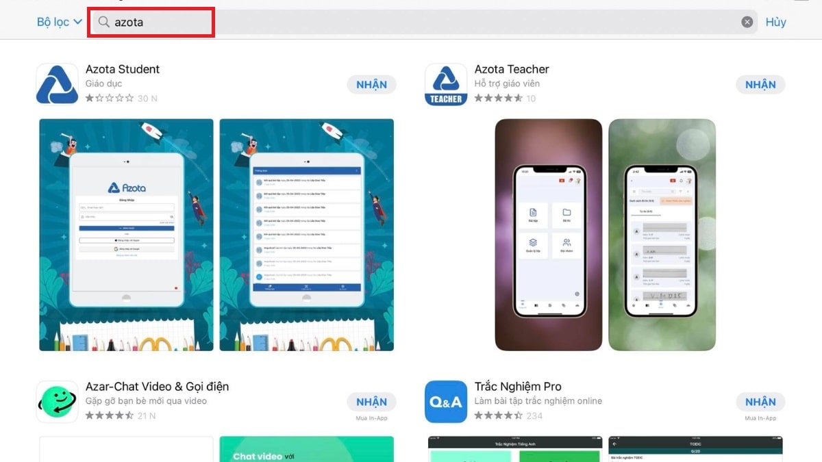Tải Azota - Ứng dụng tạo đề thi, bài tập Online dễ dàng 2023