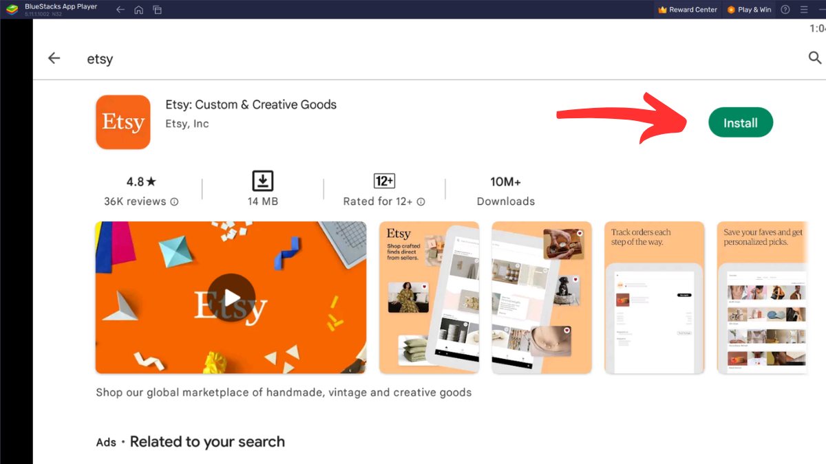 Cách tải Etsy trên máy tính PC và điện thoại Android, iOS