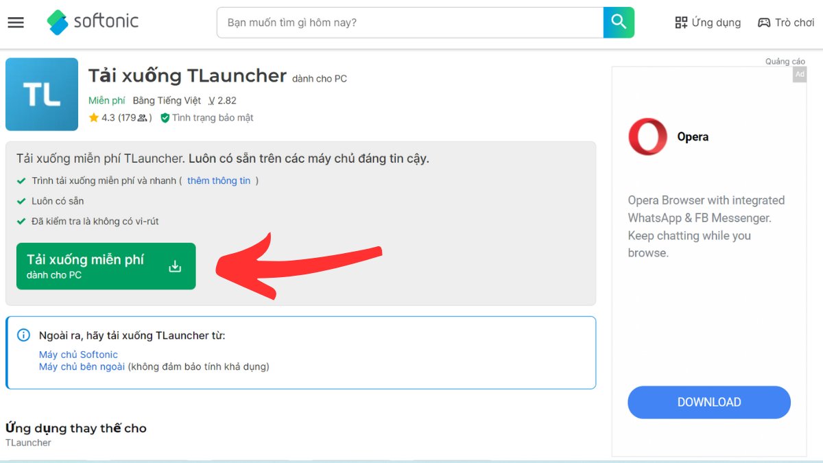 Tải Minecraft TLauncher: Hỗ trợ chơi game Minecraft miễn phí