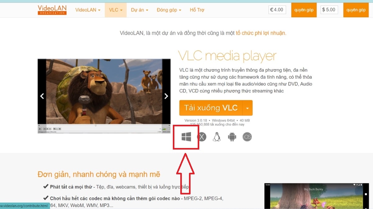 Tải VLC Media Player: Ứng dụng xem phim, nghe nhạc miễn phí
