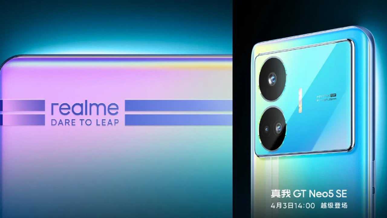 Thông tin chi tiết về pin và camera Realme GT Neo 5 SE được tiết lộ, ra mắt ngày 3/4