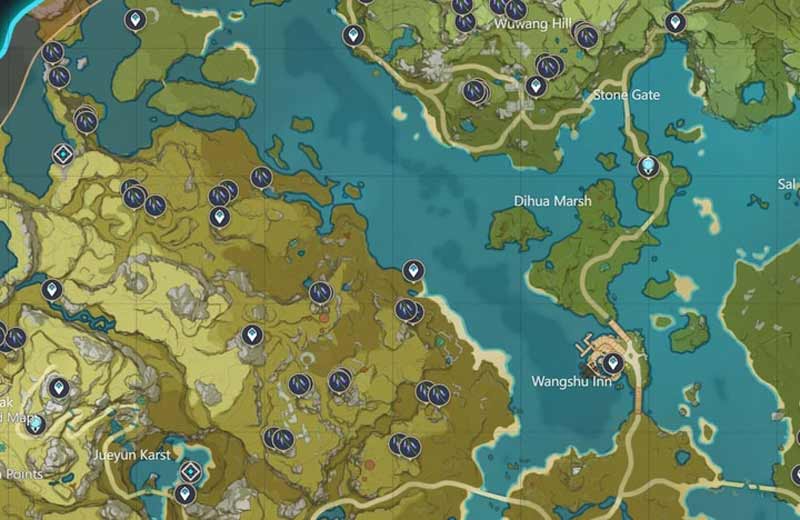 Những địa điểm tốt nhất để thu thập Túi Lưu Ly trong Genshin Impact