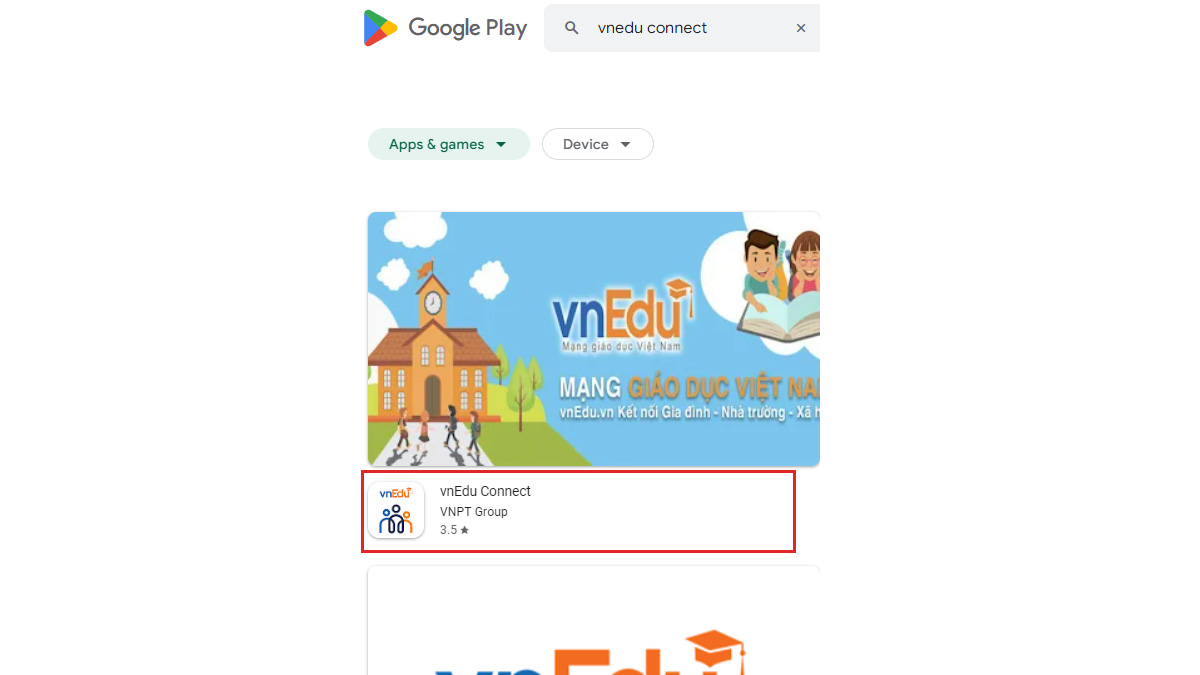 Tải vnEdu - Ứng dụng tra cứu điểm, kết quả học tập