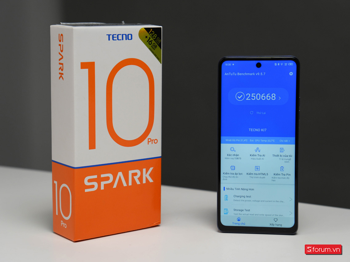 Đánh giá hiệu năng và pin TECNO SPARK 10 Pro: Hơn 3 triệu có Helio G88 ...