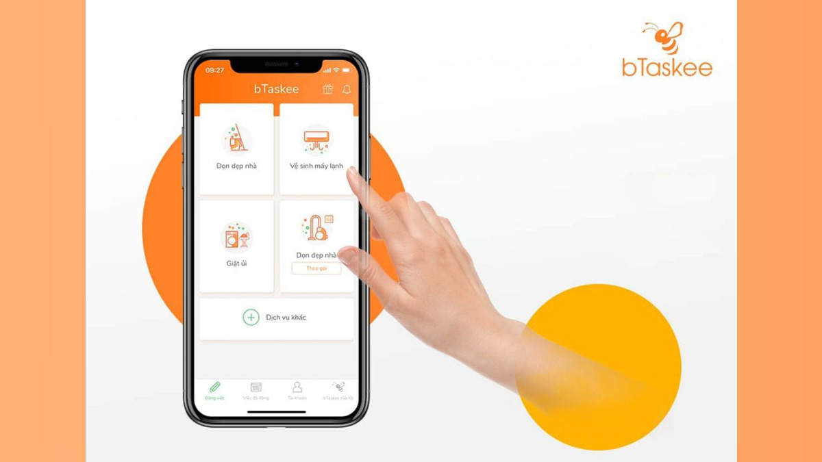 Tải bTaskee - Ứng dụng giúp việc nhà theo giờ uy tín