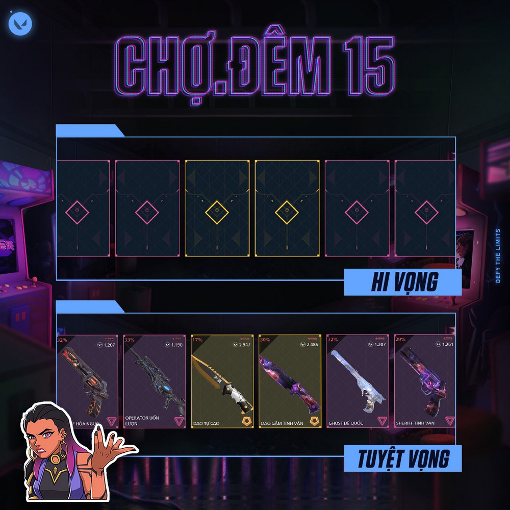 Chợ Đêm VALORANT và 5 cận chiến được săn đón nhất Sforum