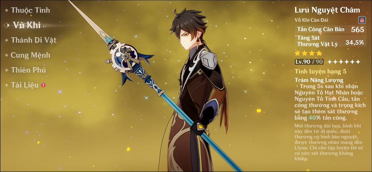 Genshin Impact: Hướng dẫn build Zhongli vật lý, để Nham Thần tự tay "xử" đối phương