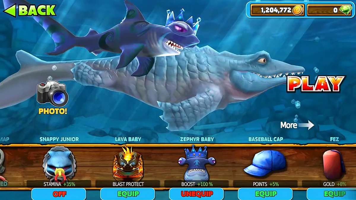 Tải Hungry Shark Evolution - Nhập vai cá mập dưới đại dương