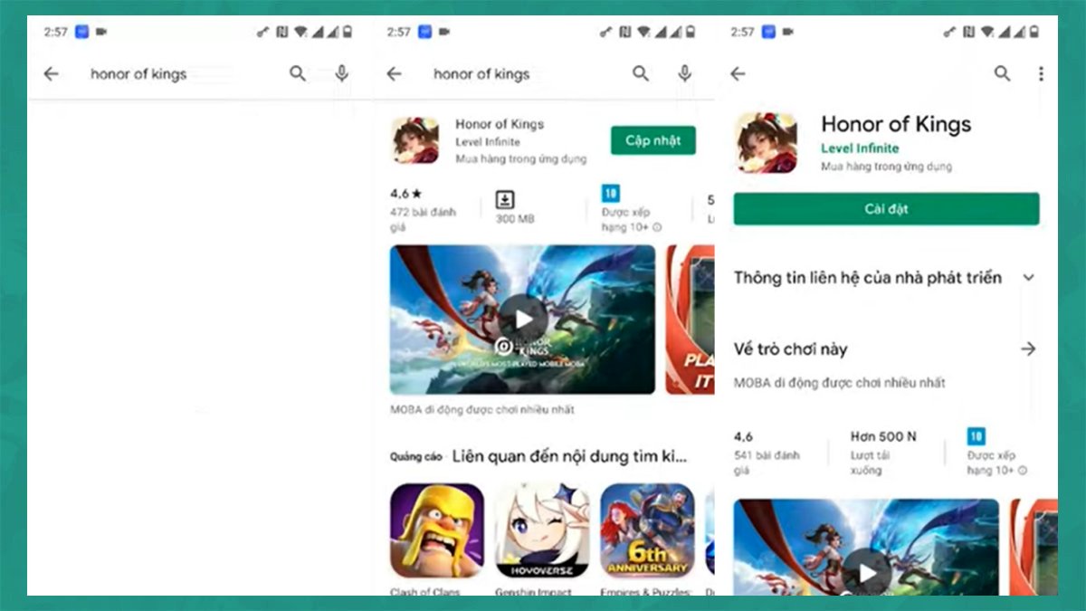 Cách tải King Of Glory trên PC, điện thoại Android, IOS