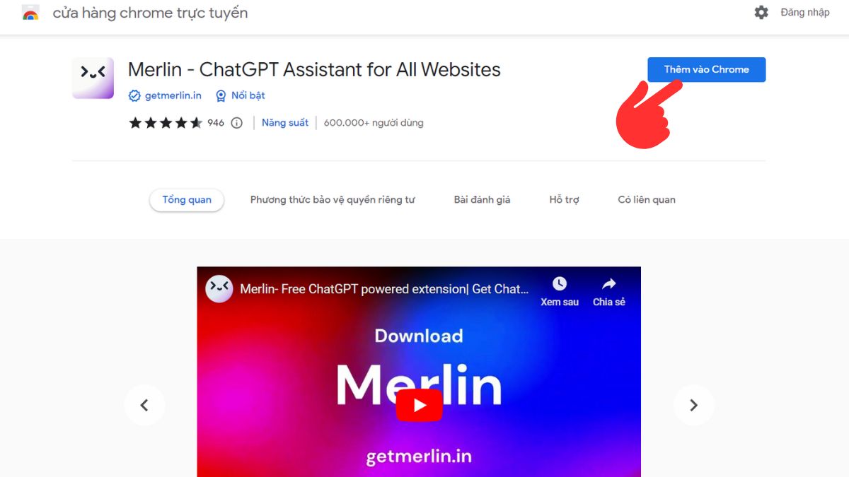 Merlin chatGPT là gì? Cách cài đặt và sử dụng Merlin chatGPT