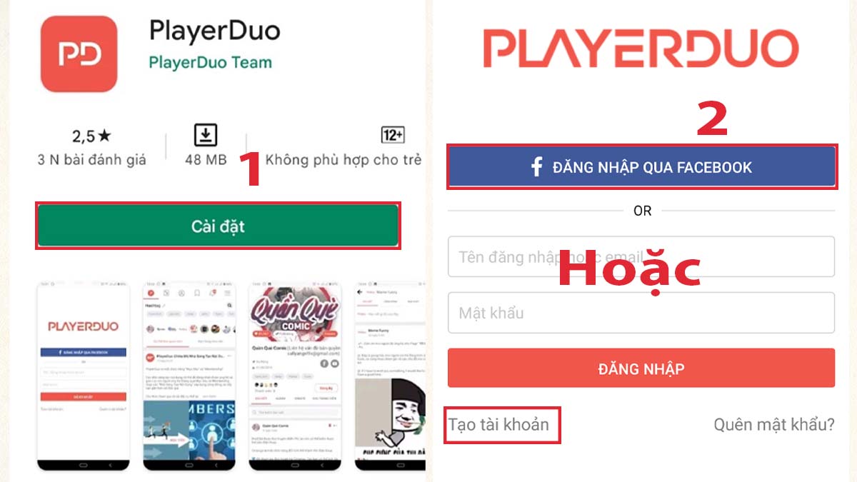 Tải PlayerDuo - Ứng dụng mạng xã hội cho streamer, game thủ