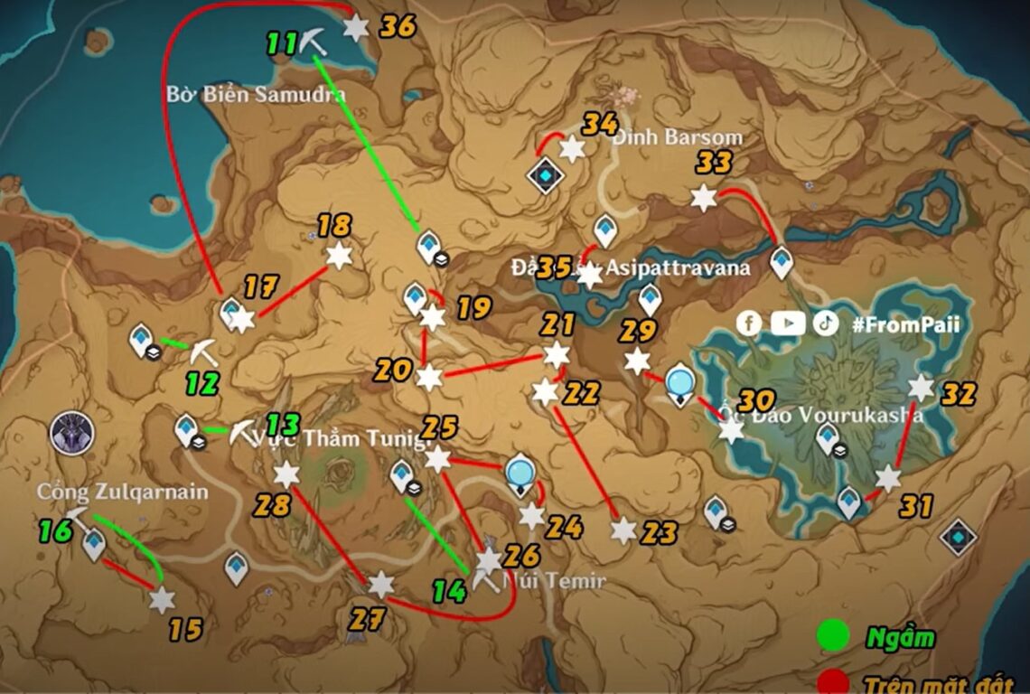 Genshin Impact: Hướng dẫn tìm nhanh 36 Tịnh Quang Vũ để nhận 600 Nguyên ...