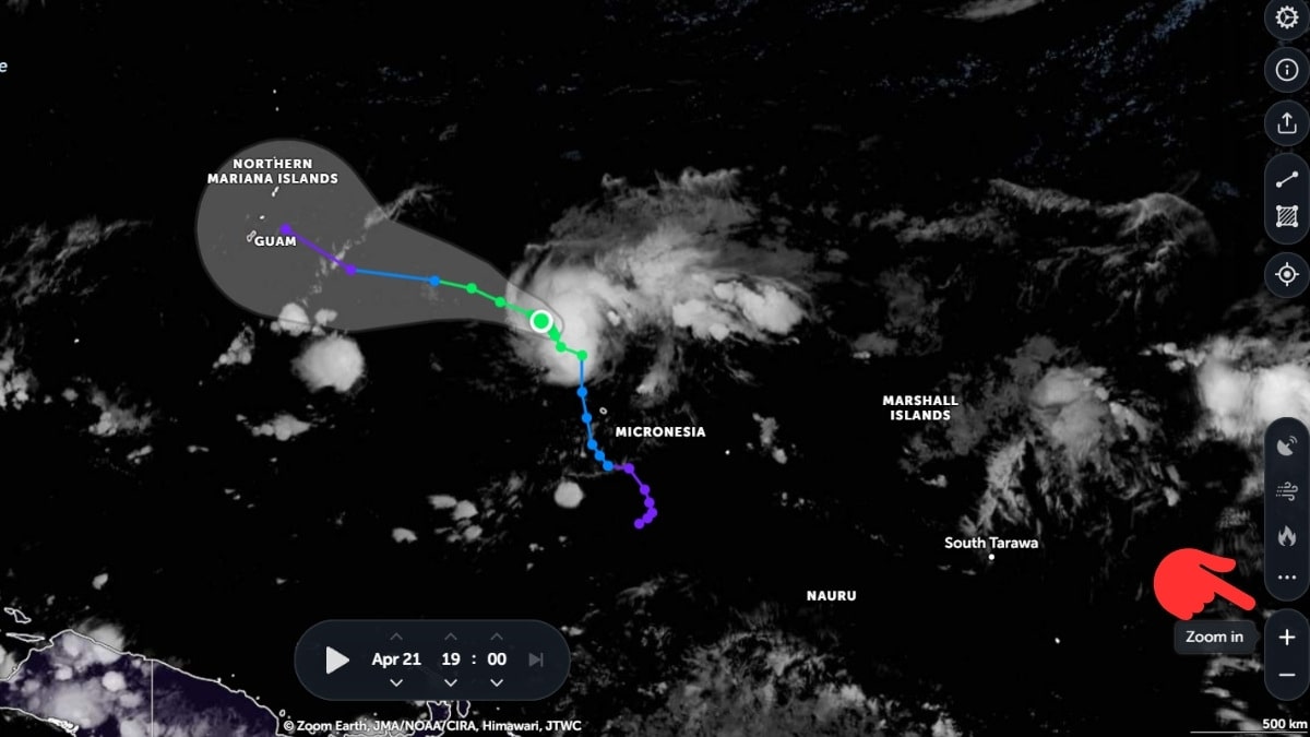 Zoom Earth là gì? Cách theo dõi bão qua Zoom Earth